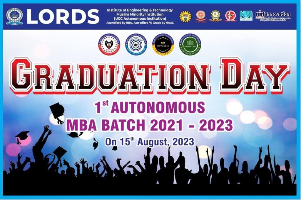 MBA Graduation Day 2023 - Lords Institute of Engineering and Technology