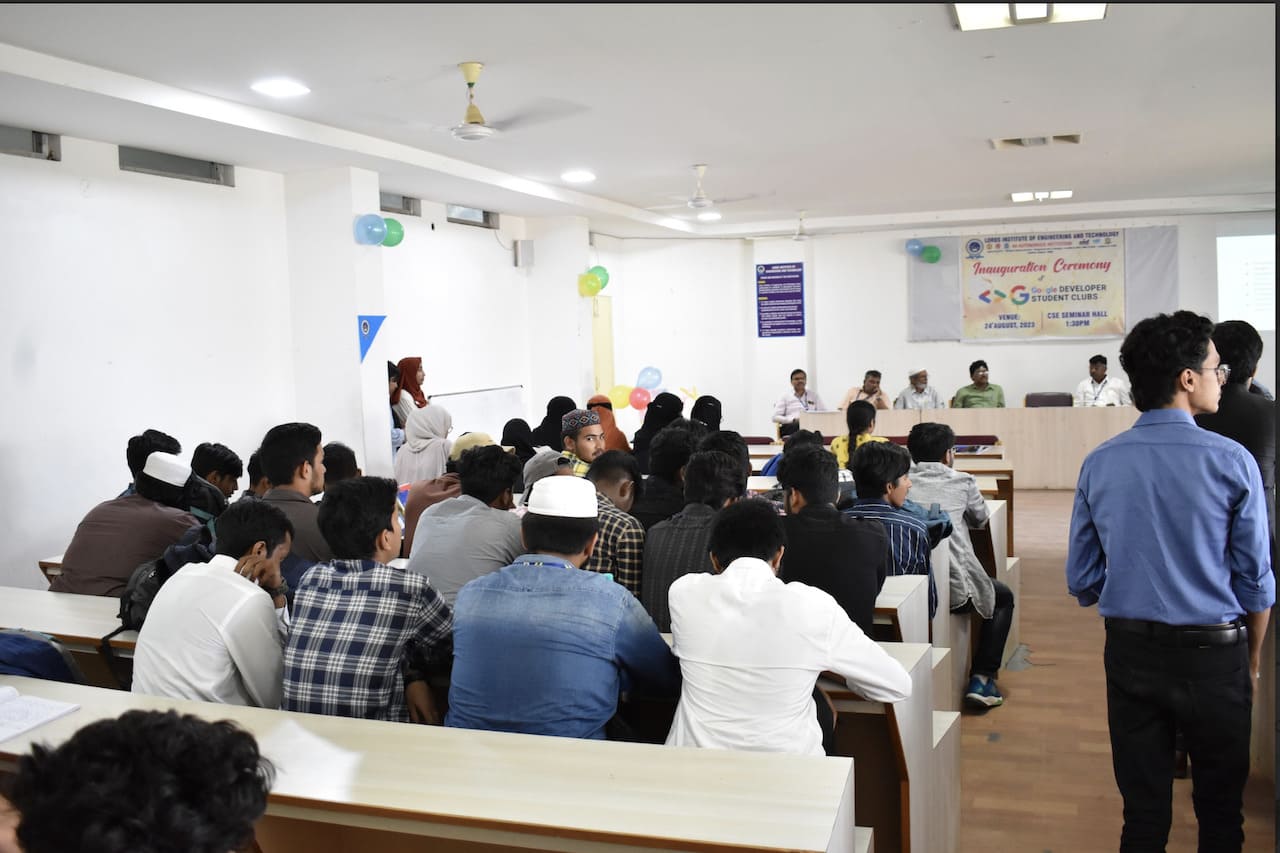Inauguration Ceremony of Google DSC - Lords Institute of Engineering and Technology