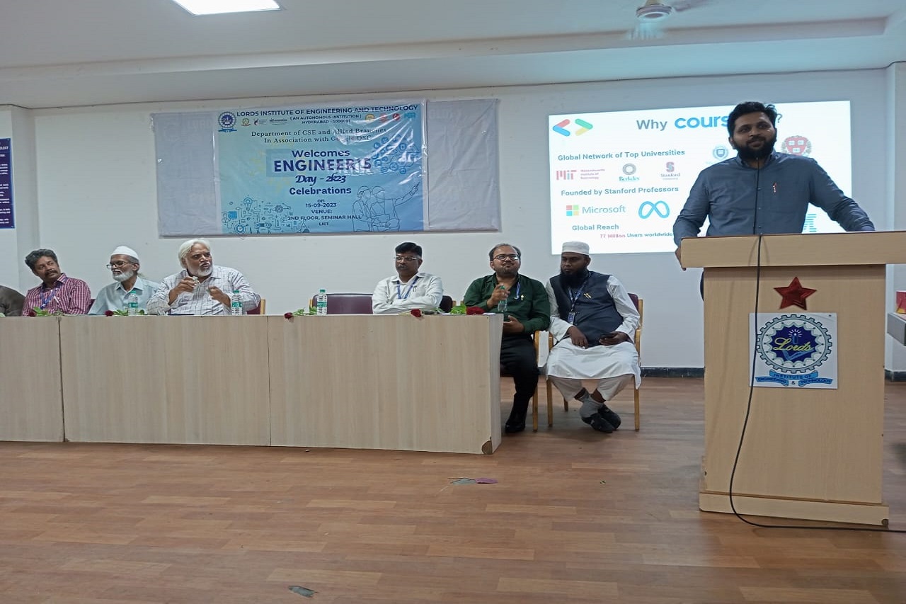 Engineer’s Day Celebration - Lords Institute of Engineering and Technology