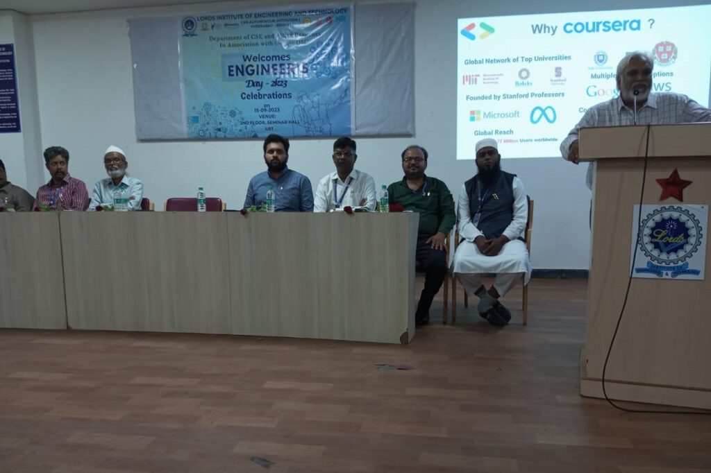 Engineer’s Day Celebration - Lords Institute of Engineering and Technology