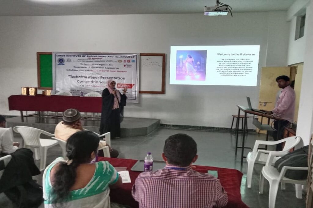 Technical Paper Presentation Competition - Lords Institute of ...