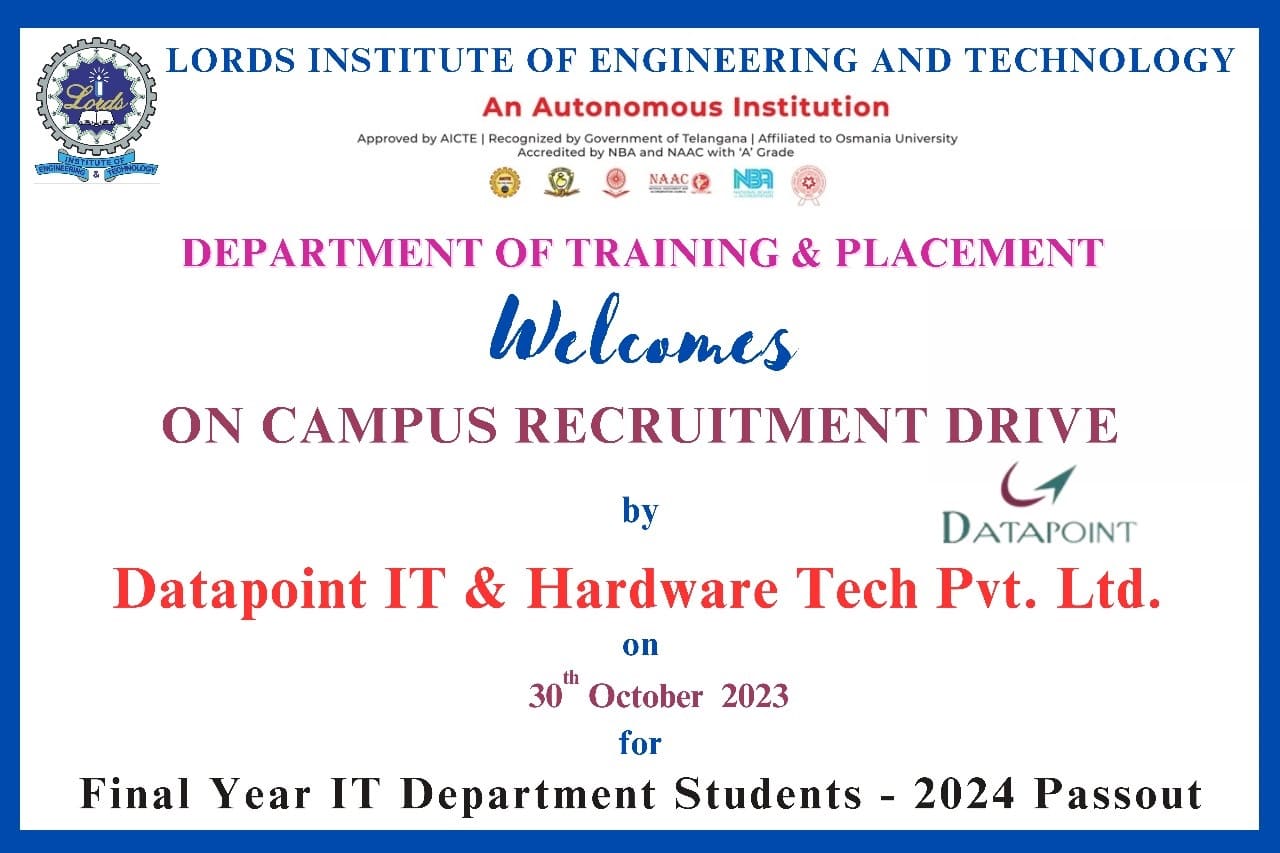 Slide Anything Popup Preview - Lords Institute of Engineering and ...