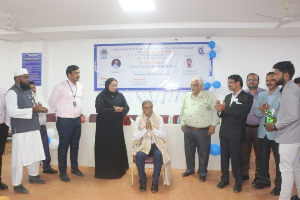 Inauguration of CSI Student Chapter - Lords Institute of Engineering ...
