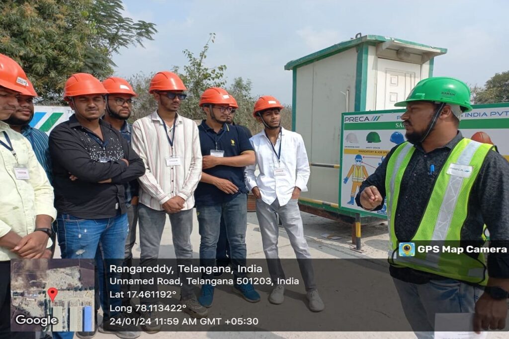 Industrial Visit to Preca Precast Manufacturing Unit - Lords Institute ...