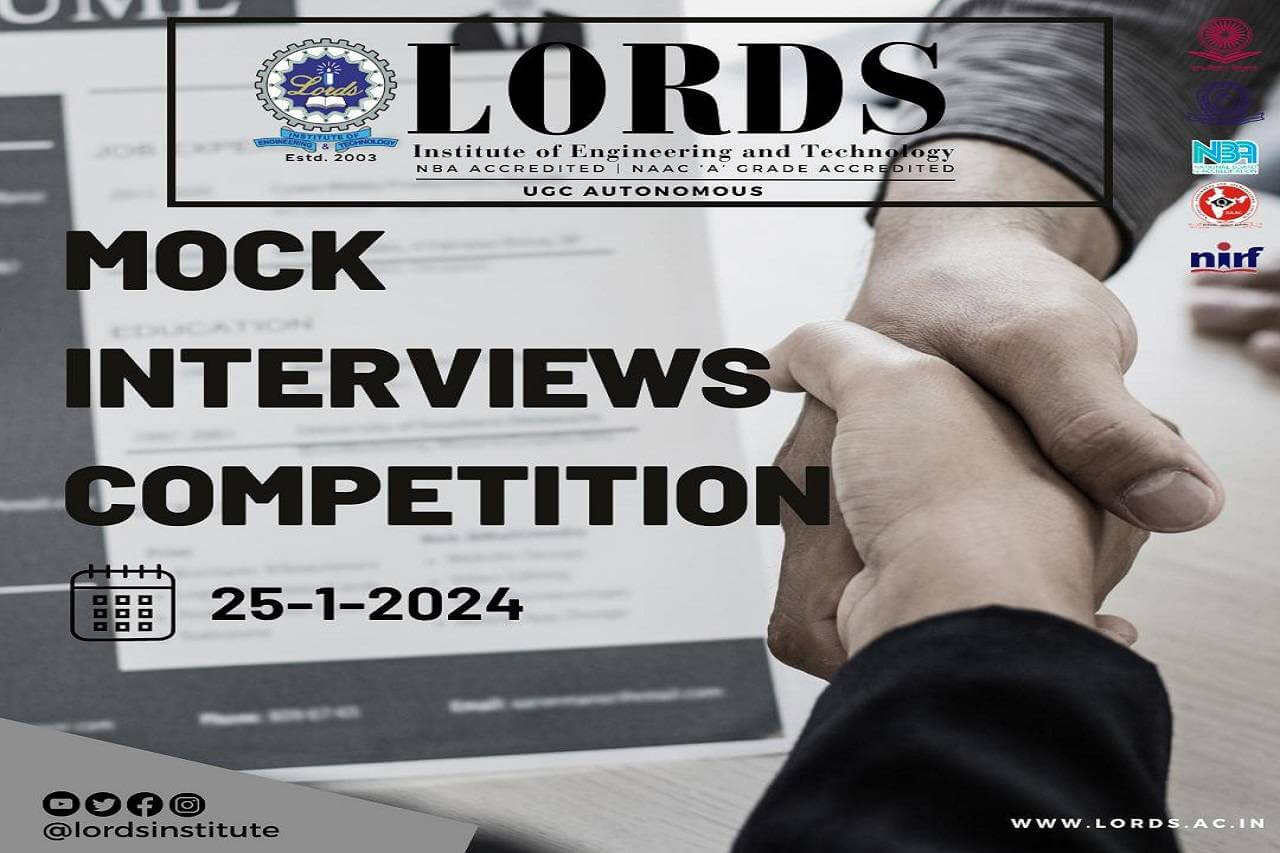 Mock Interview Competition - Lords Institute of Engineering and Technology
