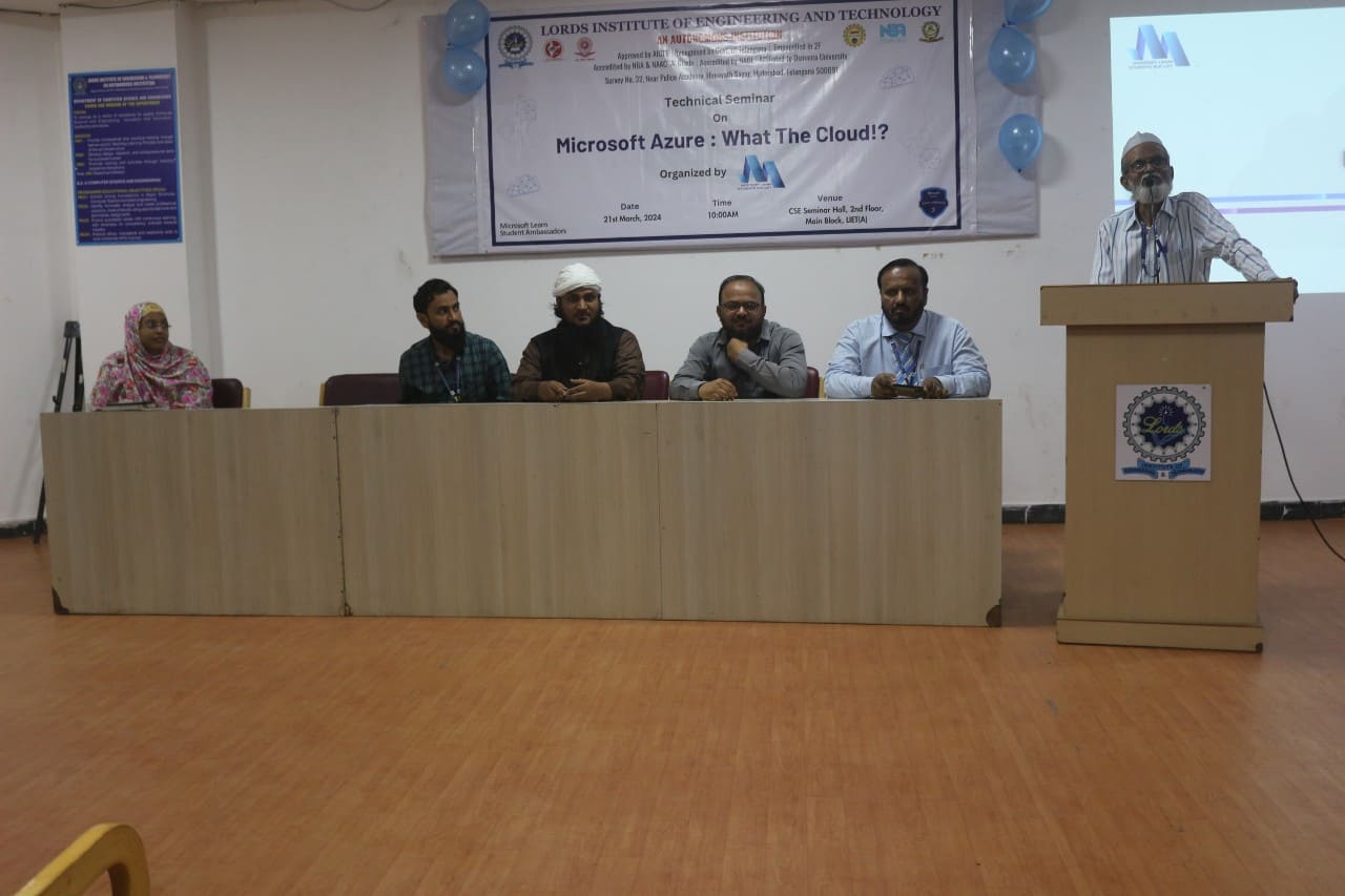 A technical seminar on Microsoft Azure – What The Cloud!? - Lords ...