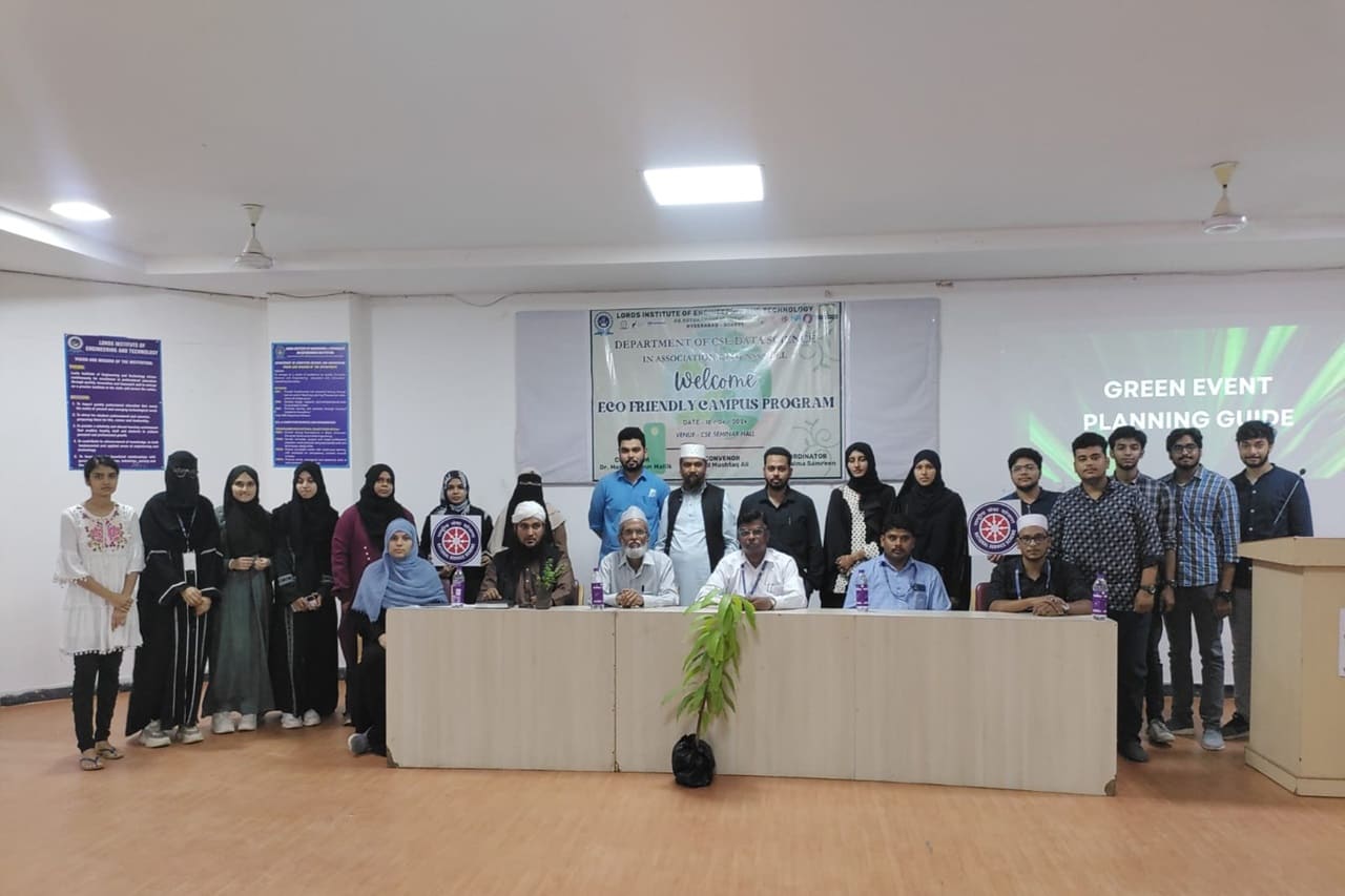 Eco friendly campus program - Lords Institute of Engineering and Technology
