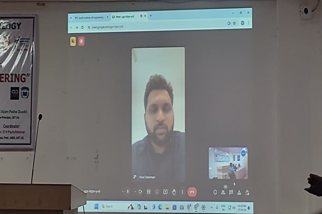 One week National Level FDP on “Emerging Trends in Mechanical ...