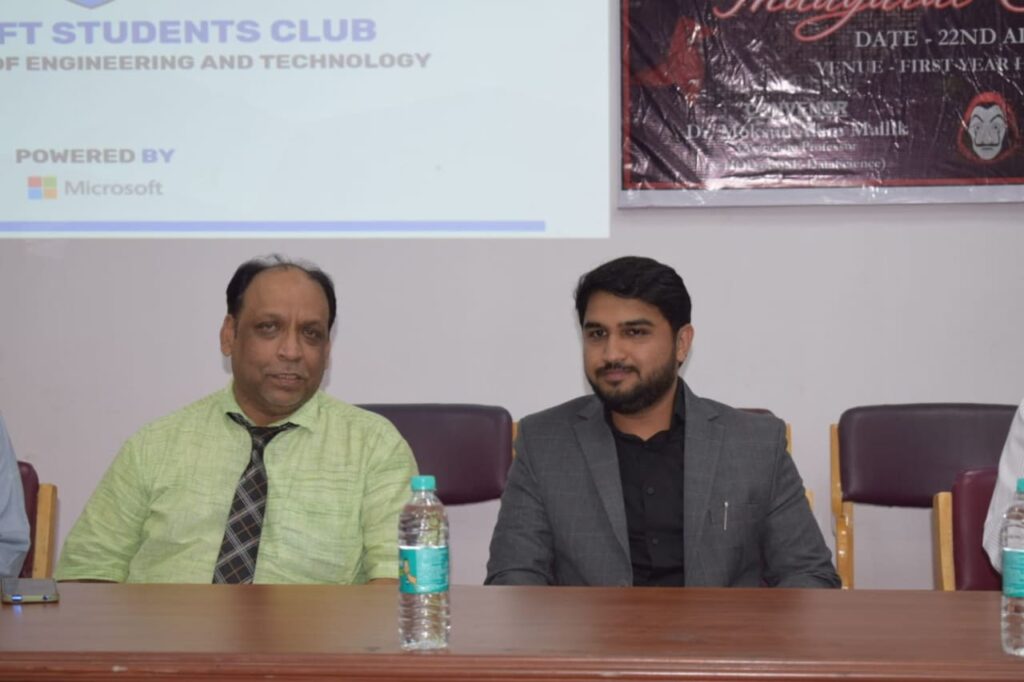 Inauguration of Microsoft Student Club - Lords Institute of Engineering ...