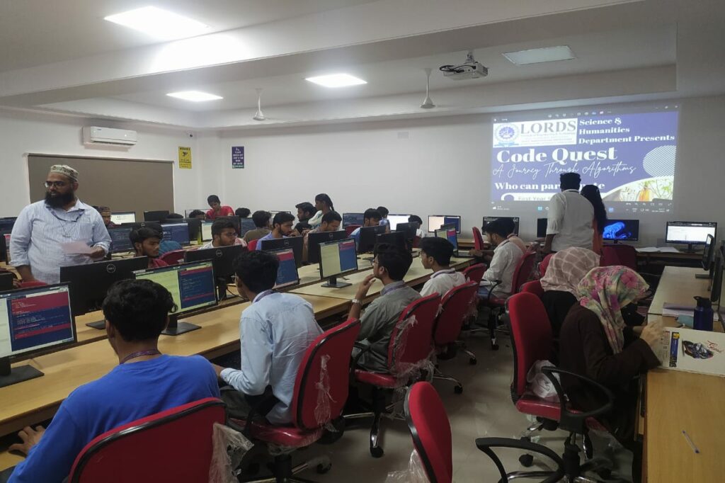 Code Quest-A Journey through Algorithms - Lords Institute of Engineering and Technology