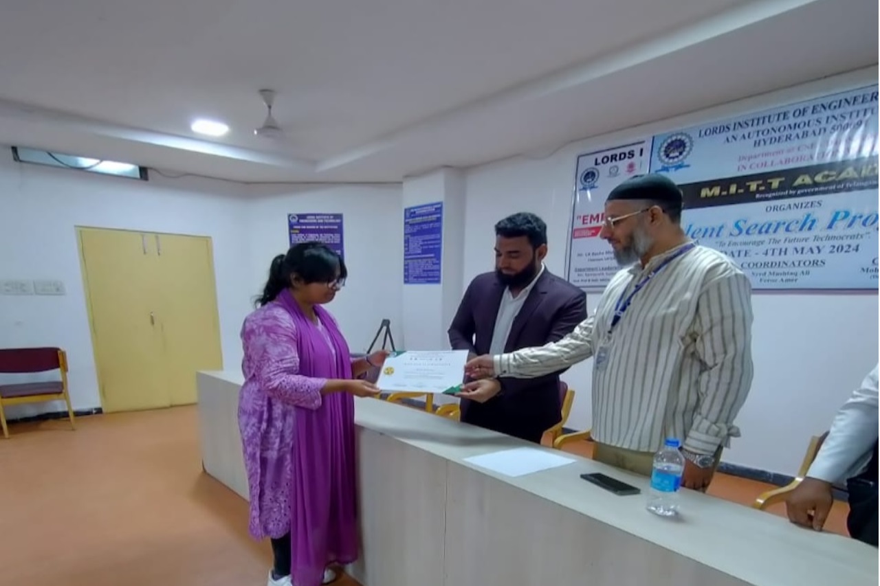 Talent Search Program - Lords Institute of Engineering and Technology