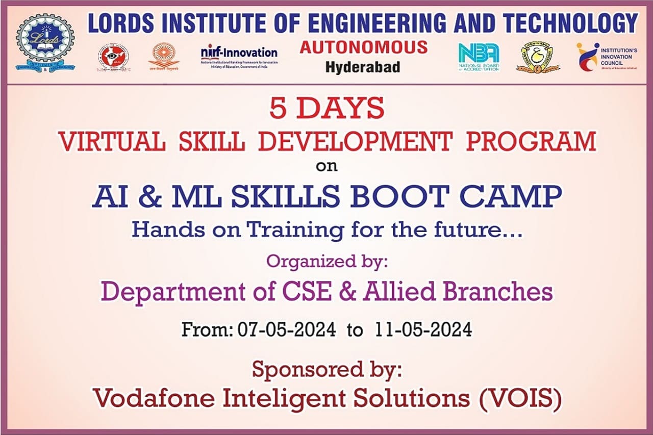 Lords Institute of Engineering and Technology – Official Website