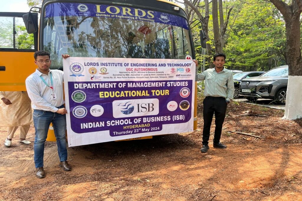Educational Tour to ISB - Lords Institute of Engineering and Technology