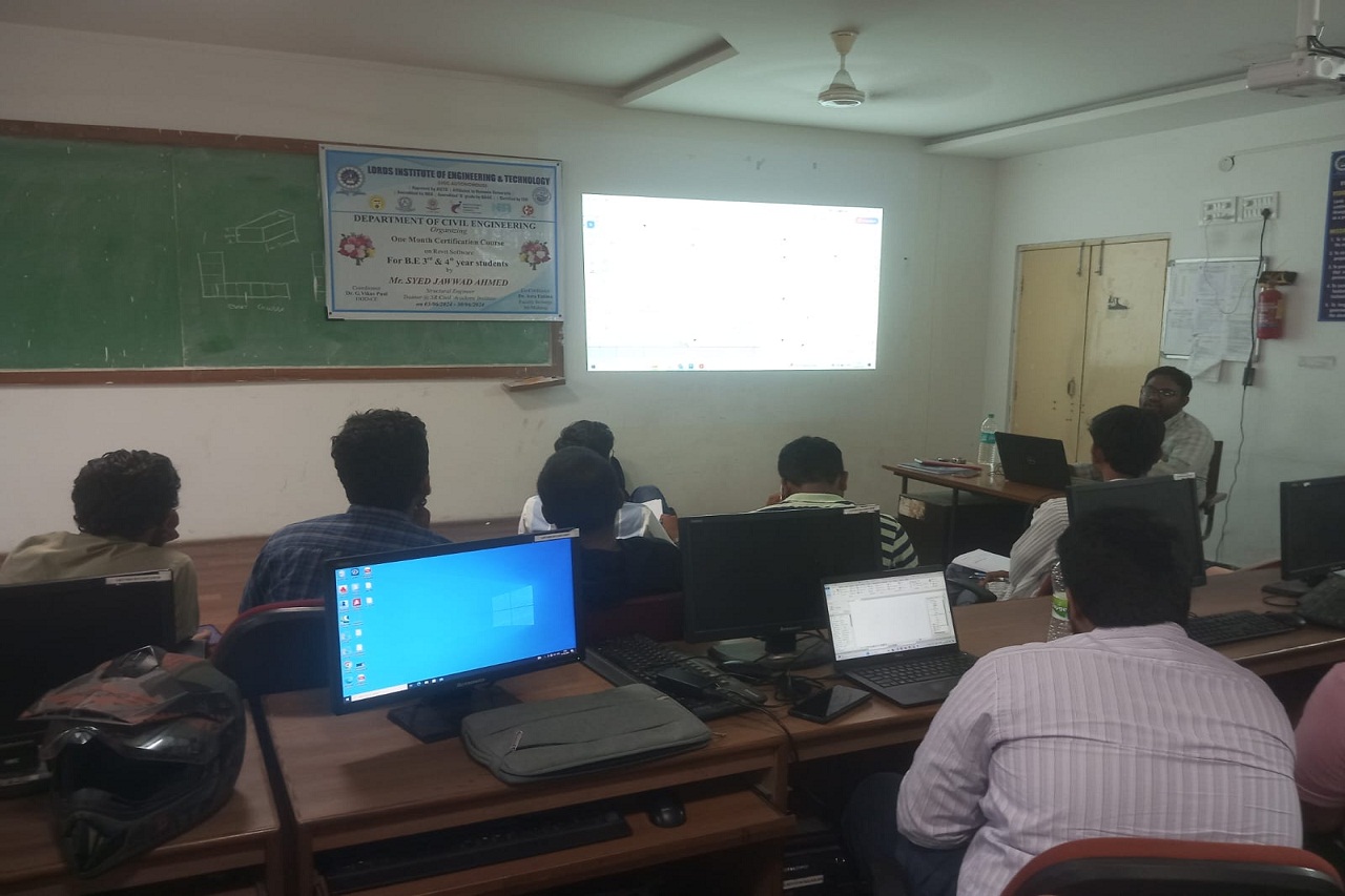 Certification course on Revit Software - Lords Institute of Engineering ...