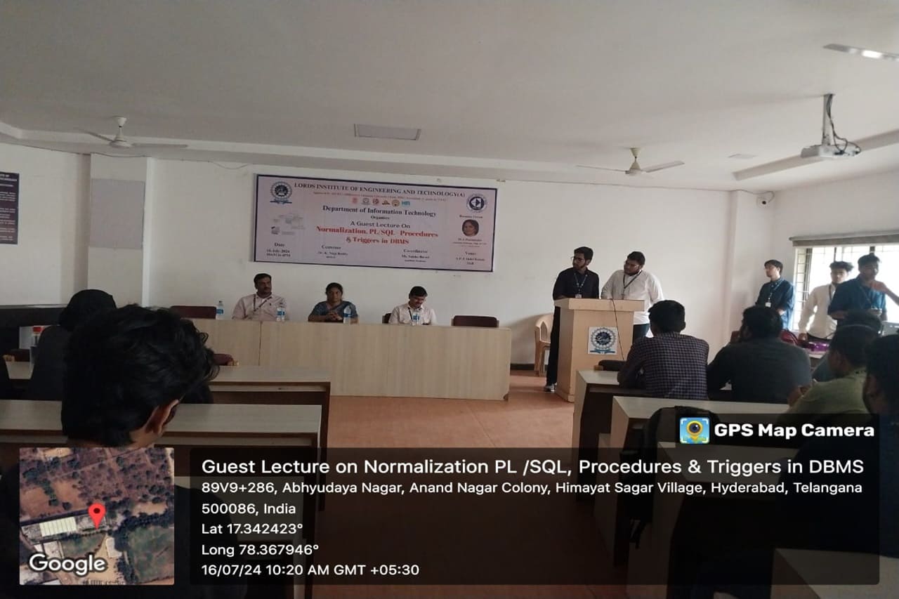 Normalization Plsql Procedures And Triggers In Dbms Lords Institute 1818