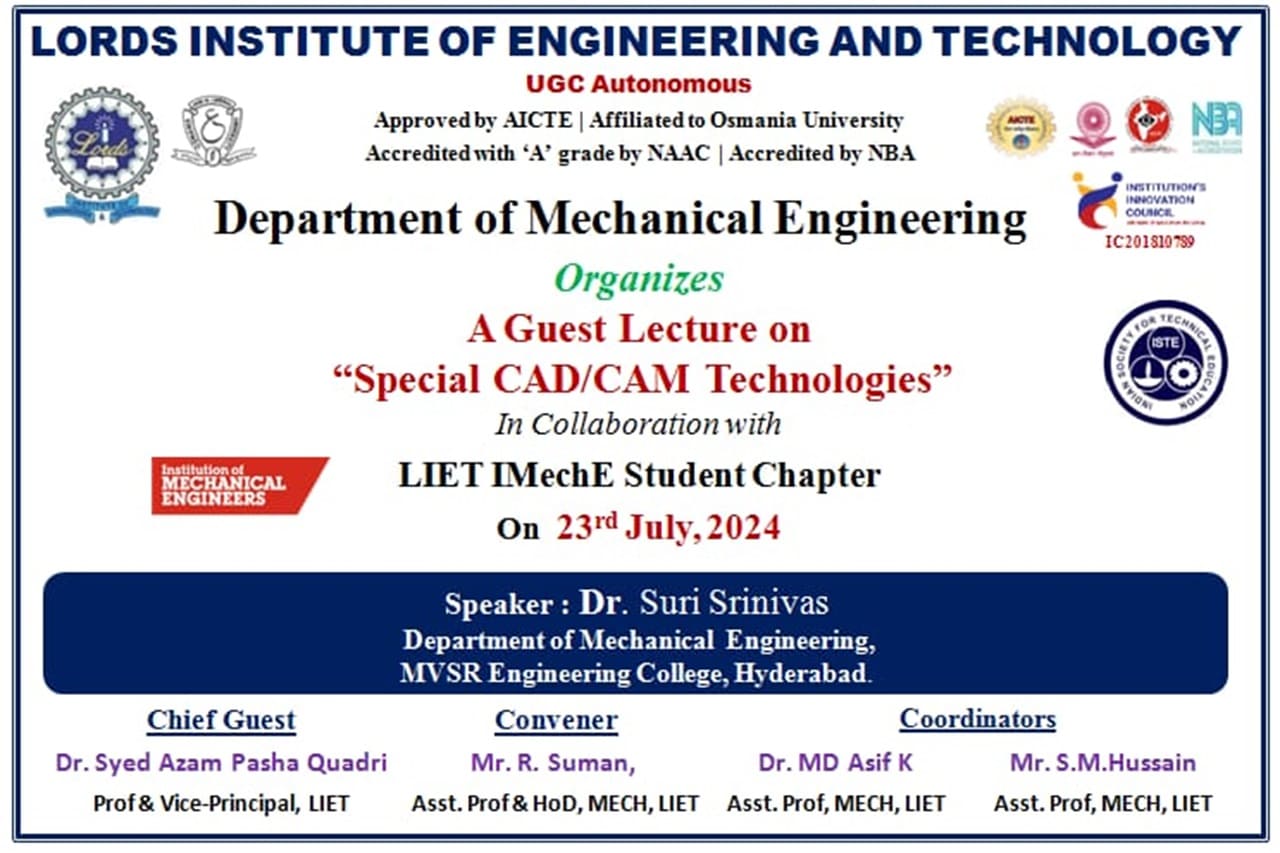 Lords Institute of Engineering and Technology – Official Website