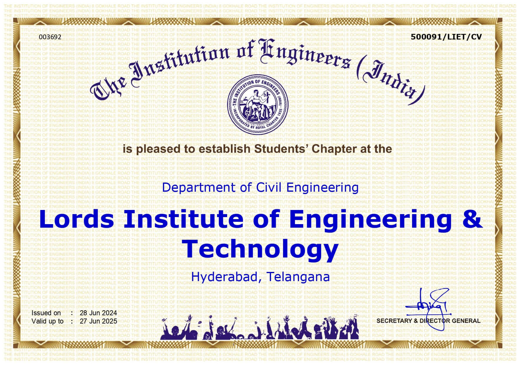 Professional Societies - Lords Institute of Engineering and Technology