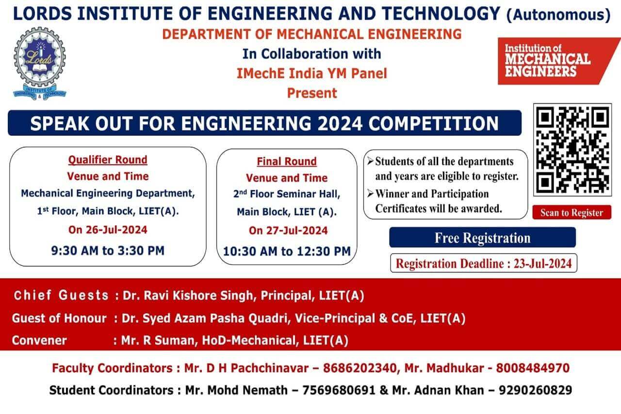 Lords Institute of Engineering and Technology – Official Website