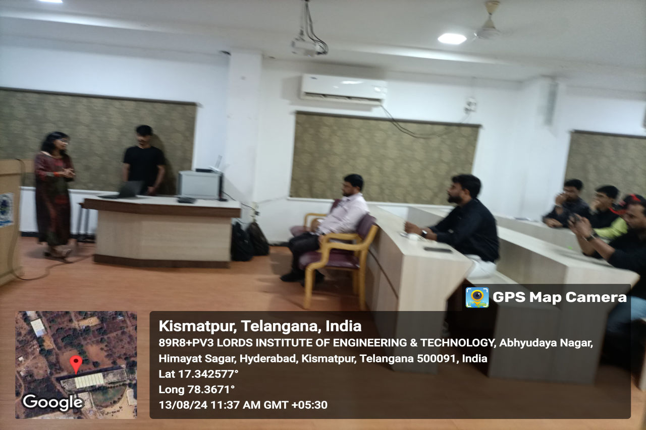 Guest Lecture On Data Science Tools Lords Institute Of Engineering And Technology