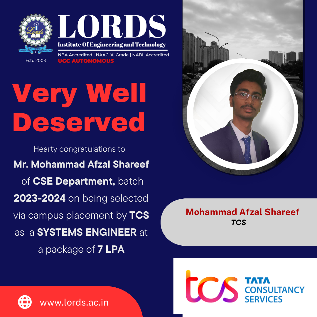 Training and Placement Cell - Lords Institute of Engineering and Technology