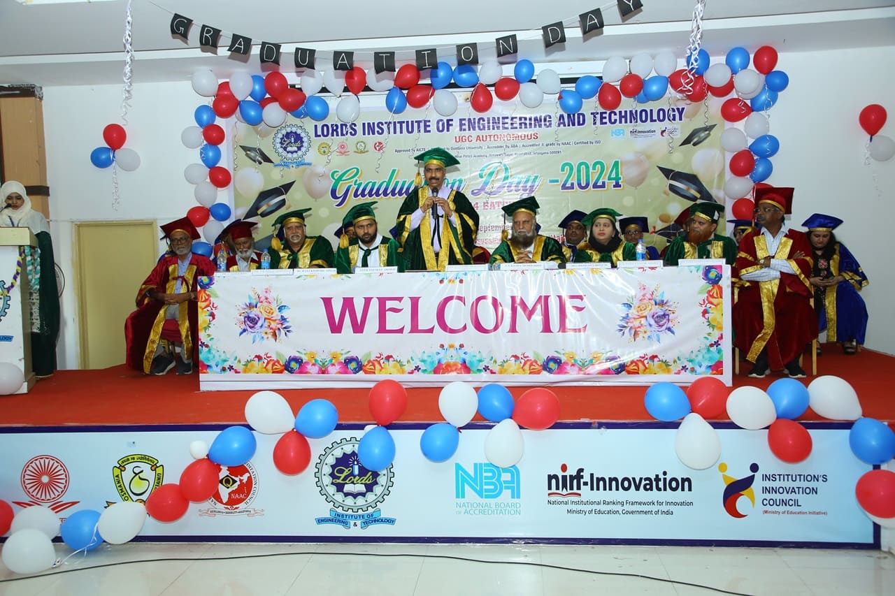 Graduation Day 2024 - Lords Institute of Engineering and Technology