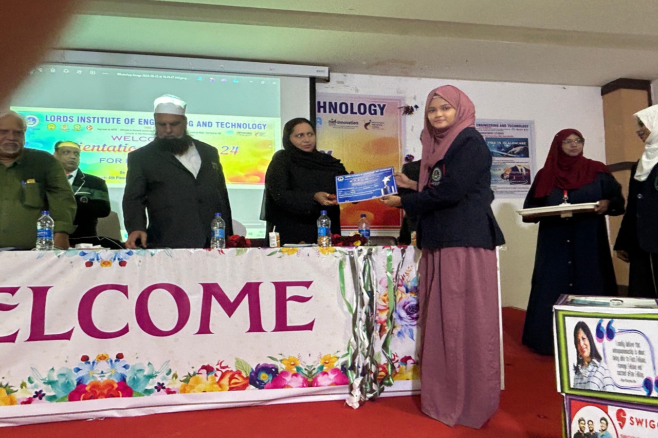 Orientation Programme for PG Students - Lords Institute of Engineering ...