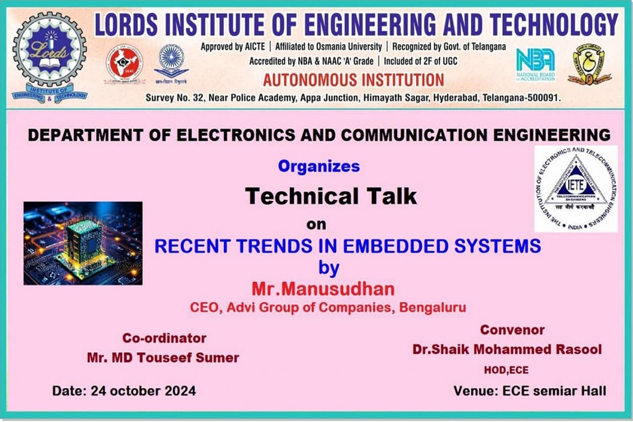 Lords Institute of Engineering and Technology – Official Website
