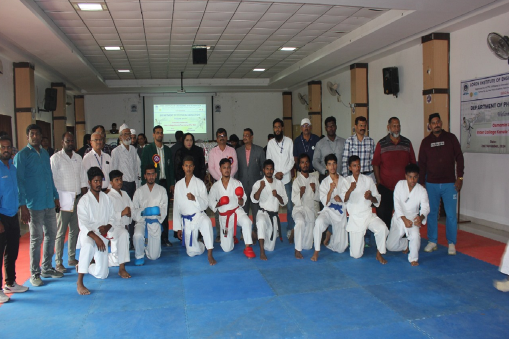 Osmania University Inter College Karate Tournament for Men - Lords ...