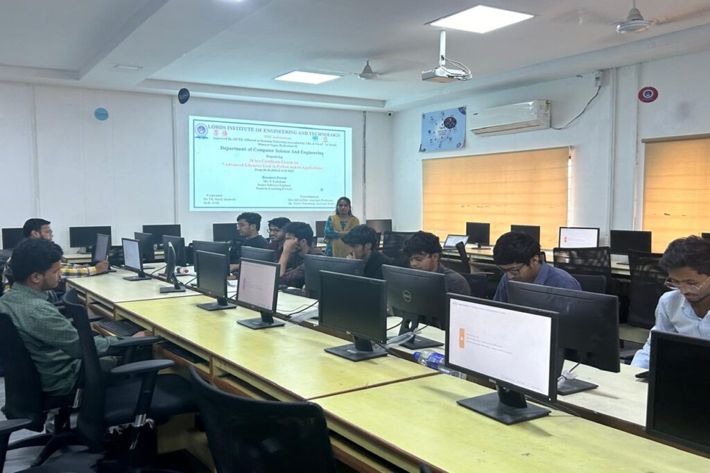 Certification course on Advanced Libraries used in Python and its ...