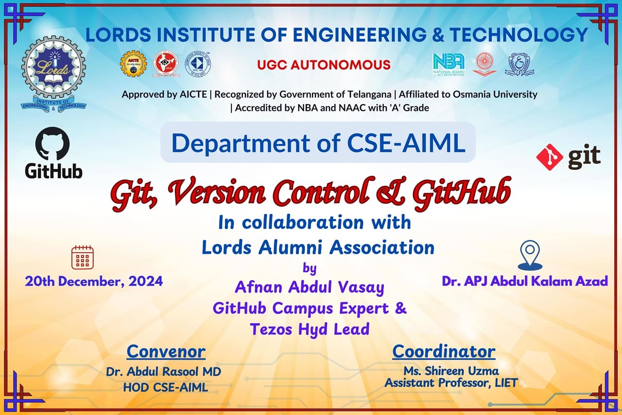 Lords Institute of Engineering and Technology – Official Website