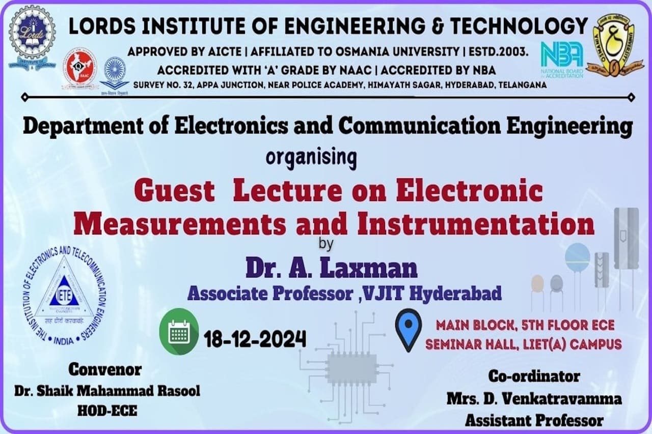 Lords Institute of Engineering and Technology – Official Website