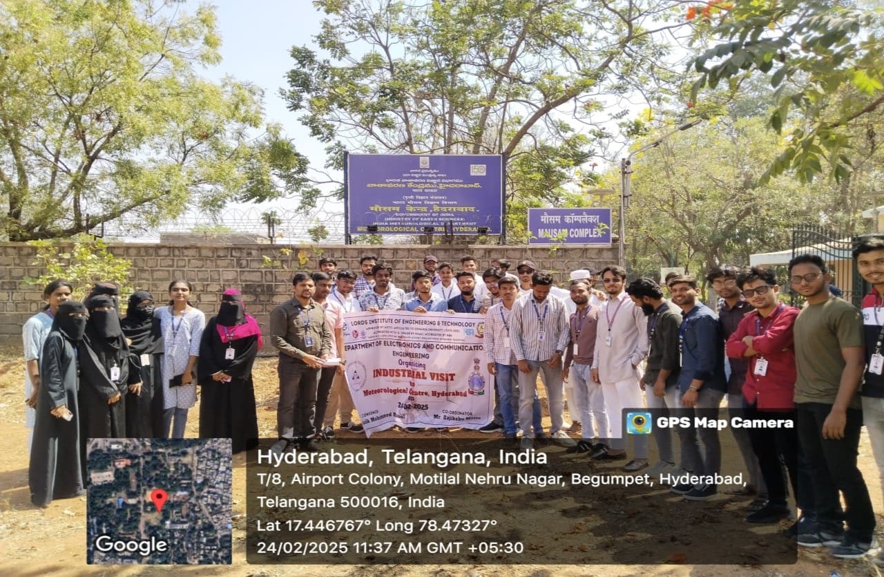 Industrial Visit to Meteorological Center - Lords Institute of ...