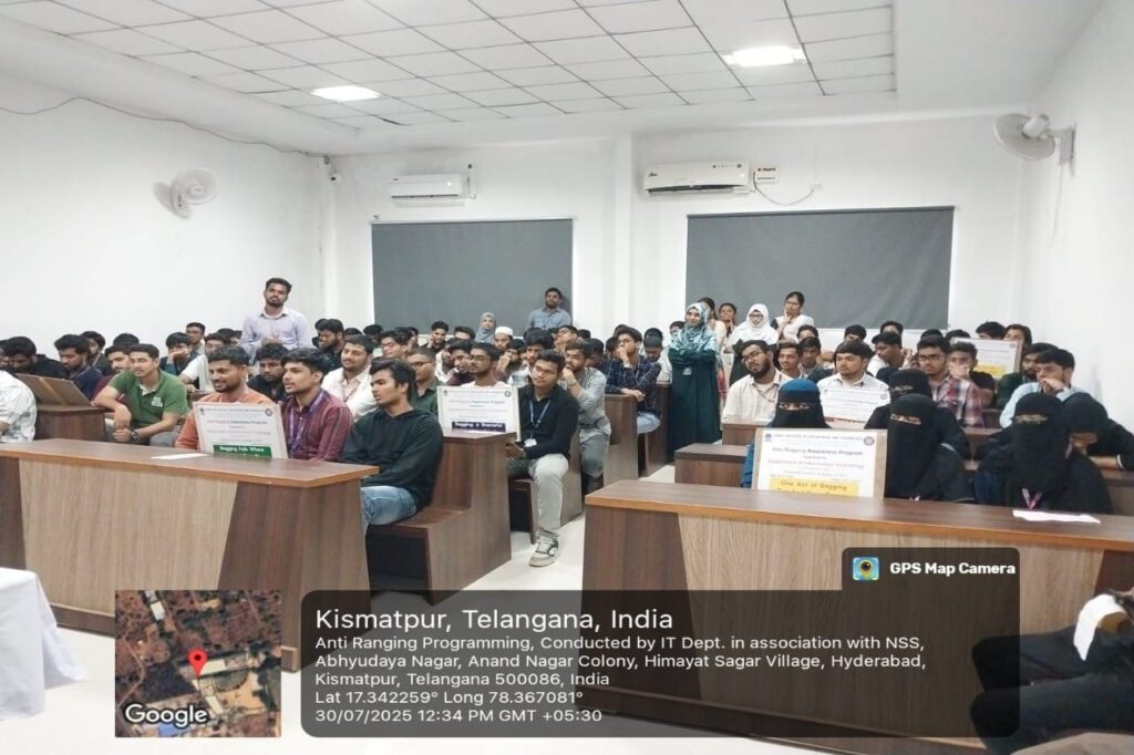 Anti-Ragging Awareness Program - Lords Institute of Engineering and ...