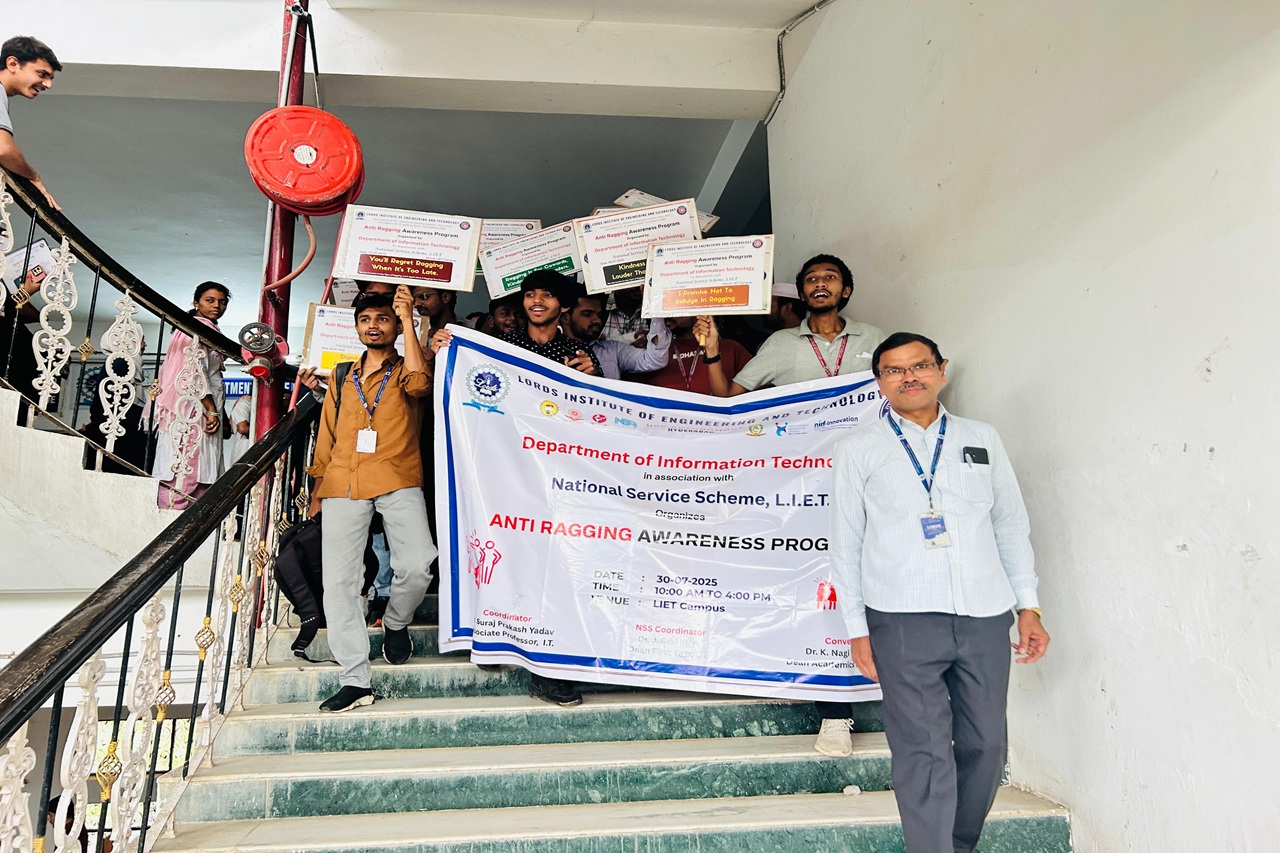 Anti-Ragging Awareness Program - Lords Institute of Engineering and ...