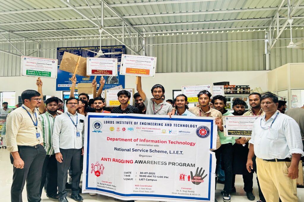 Anti-Ragging Awareness Program - Lords Institute of Engineering and ...