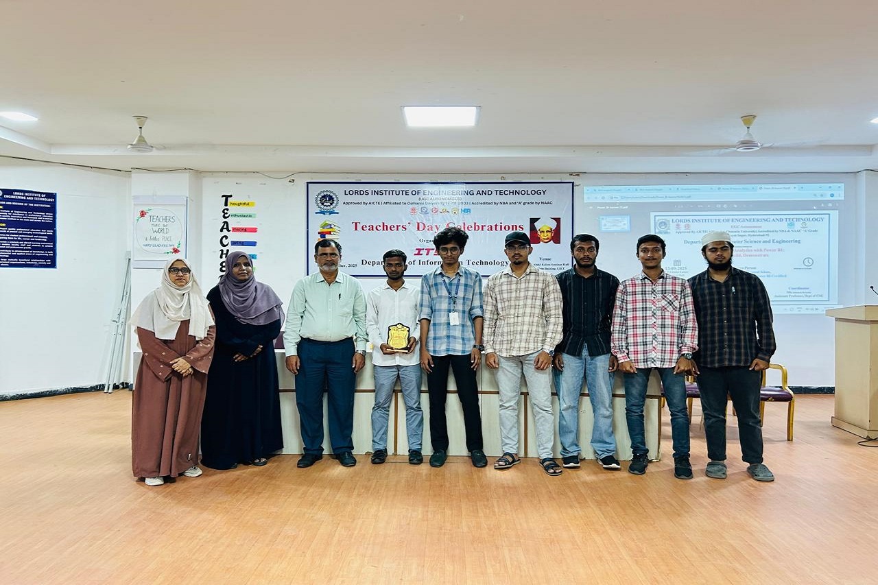 Seminar on Interactive Data Analytics - Lords Institute of Engineering ...