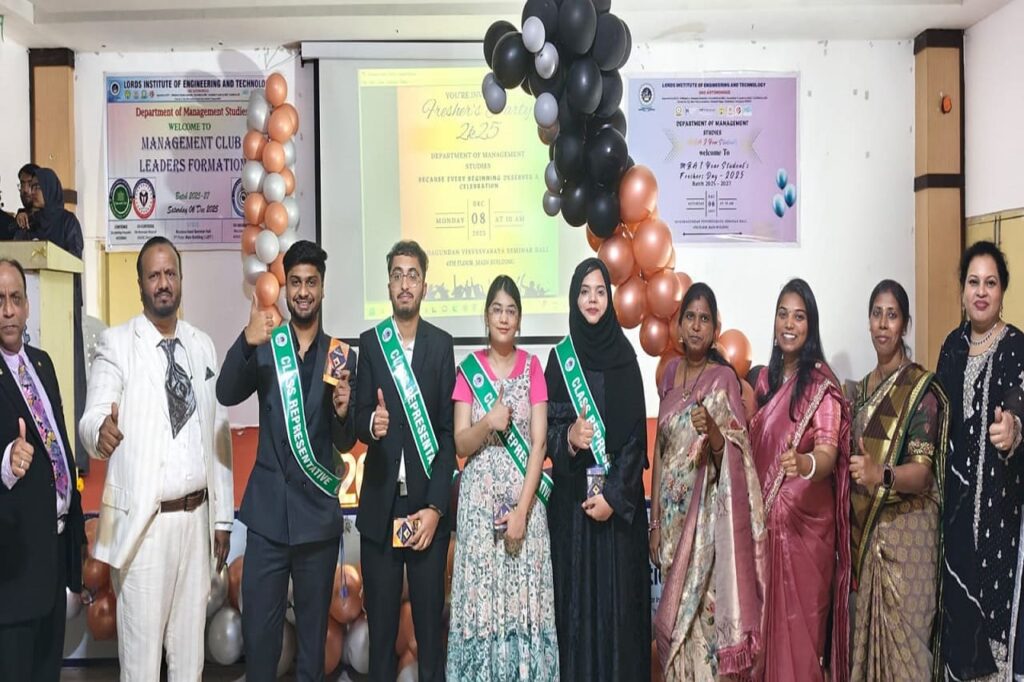 MBA Fresher’s Day Celebration - Lords Institute of Engineering and ...