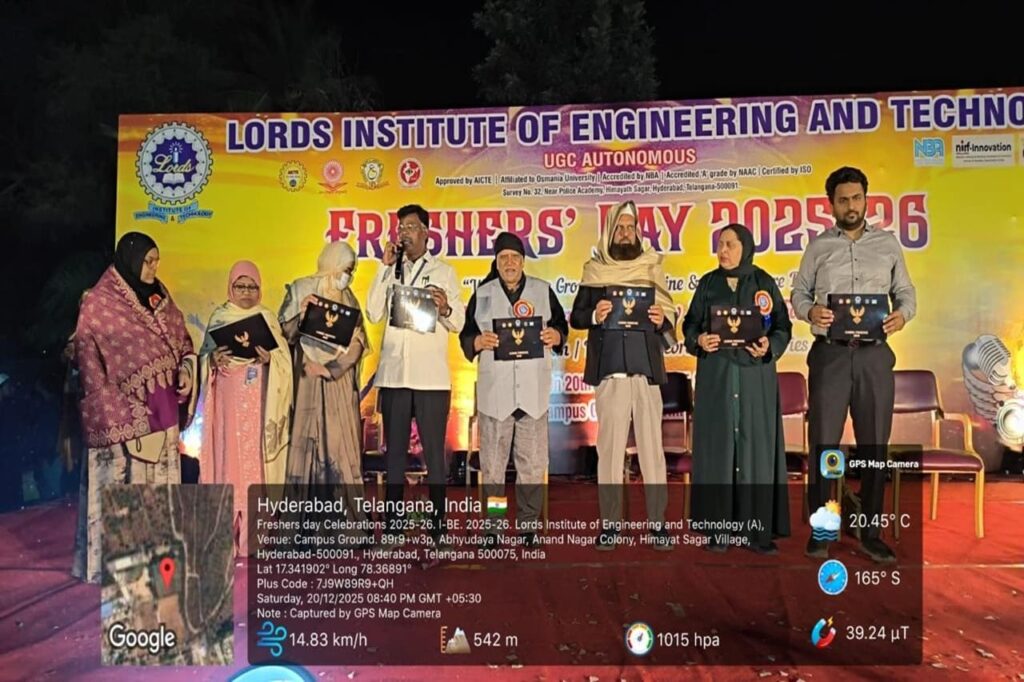 Fresher’s Day Celebration 2025 - Lords Institute of Engineering and ...